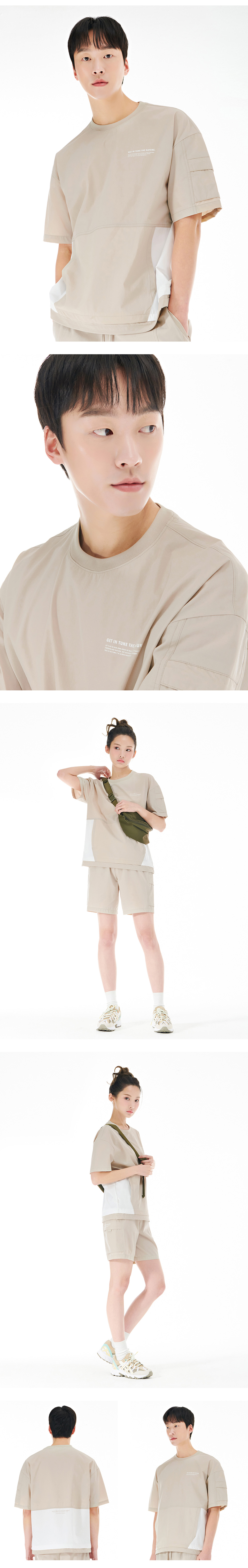 [체이스컬트]공용 소매 POCKET 스트레치 반팔 T-SHIRT/3Color - 현대Hmall