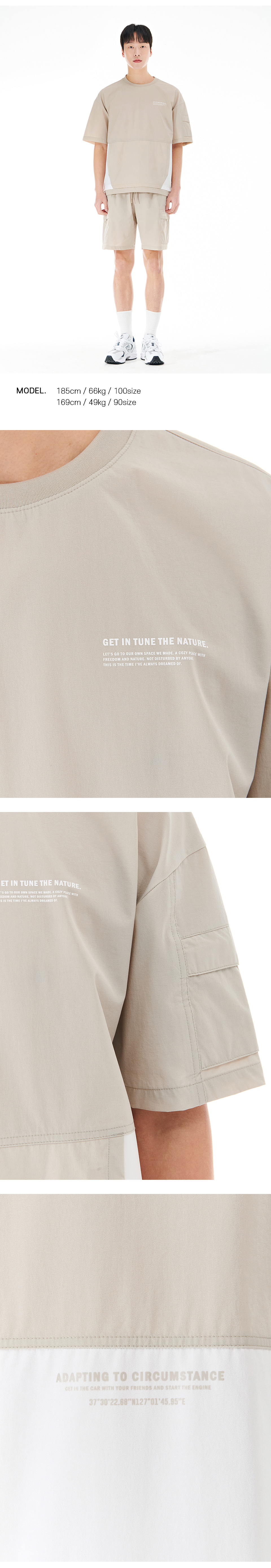 [체이스컬트]공용 소매 POCKET 스트레치 반팔 T-SHIRT/3Color - 현대Hmall